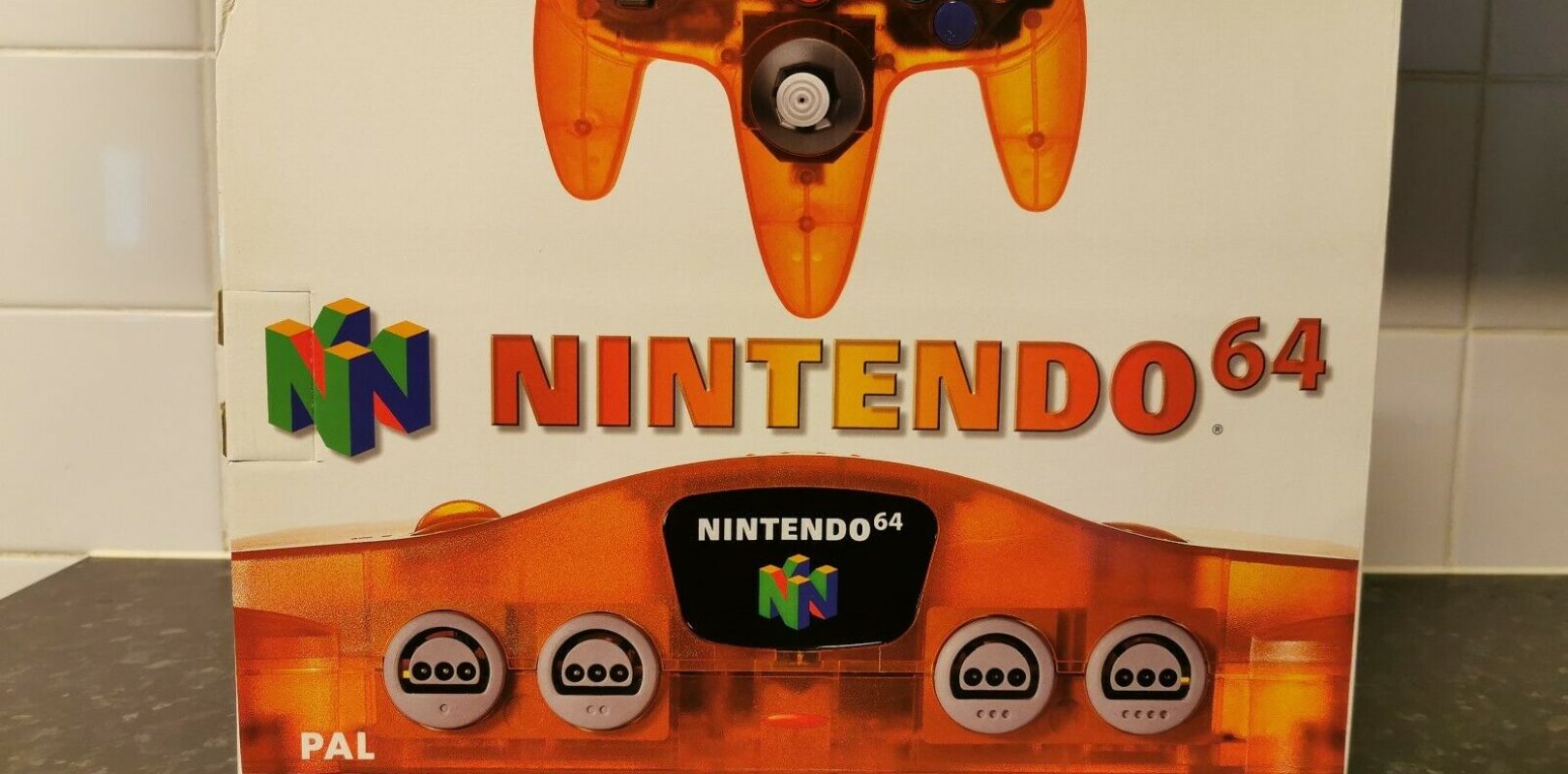 N64 - Nintendo 64 Fire Orange - PAL - COMPLETE - Gamescollection